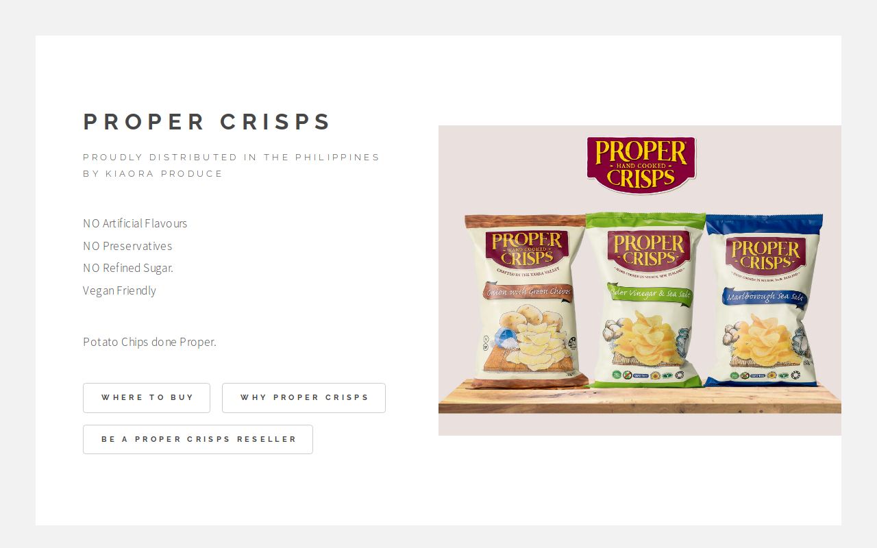 Proper Crisp in The Philippines